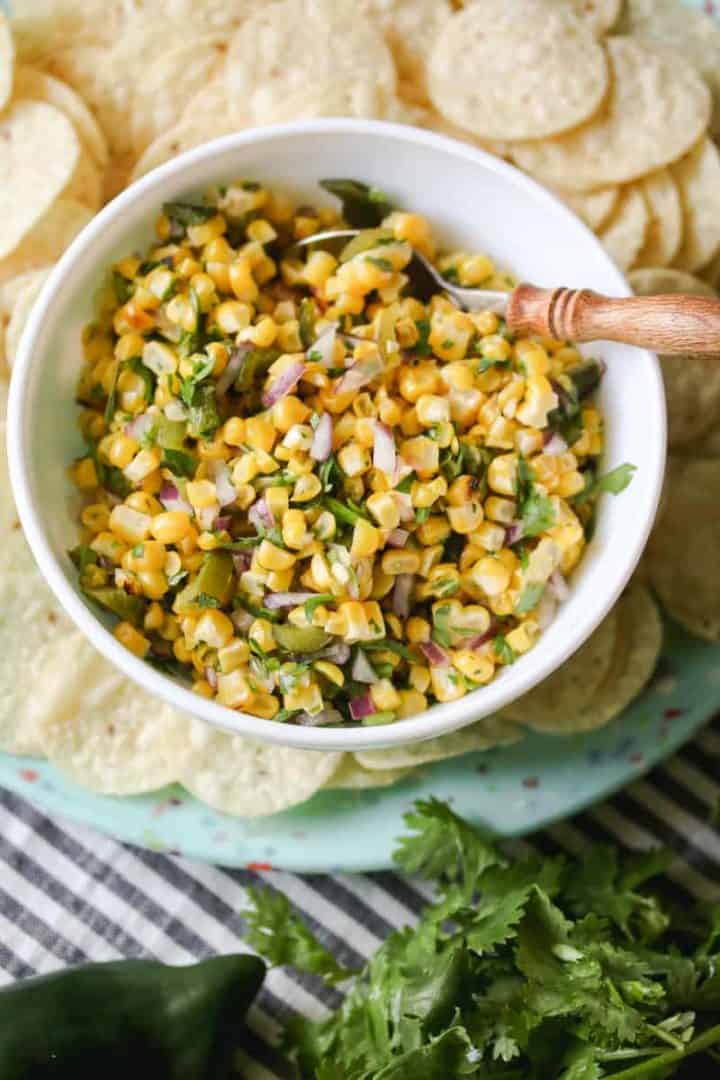 Roasted Corn Salsa » Wheat by the Wayside
