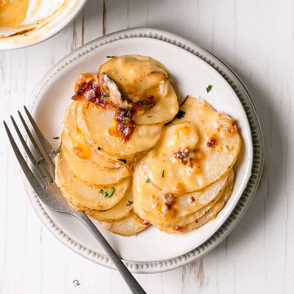 Gluten Free Au Gratin Potatoes Easy Creamy And Cheesy