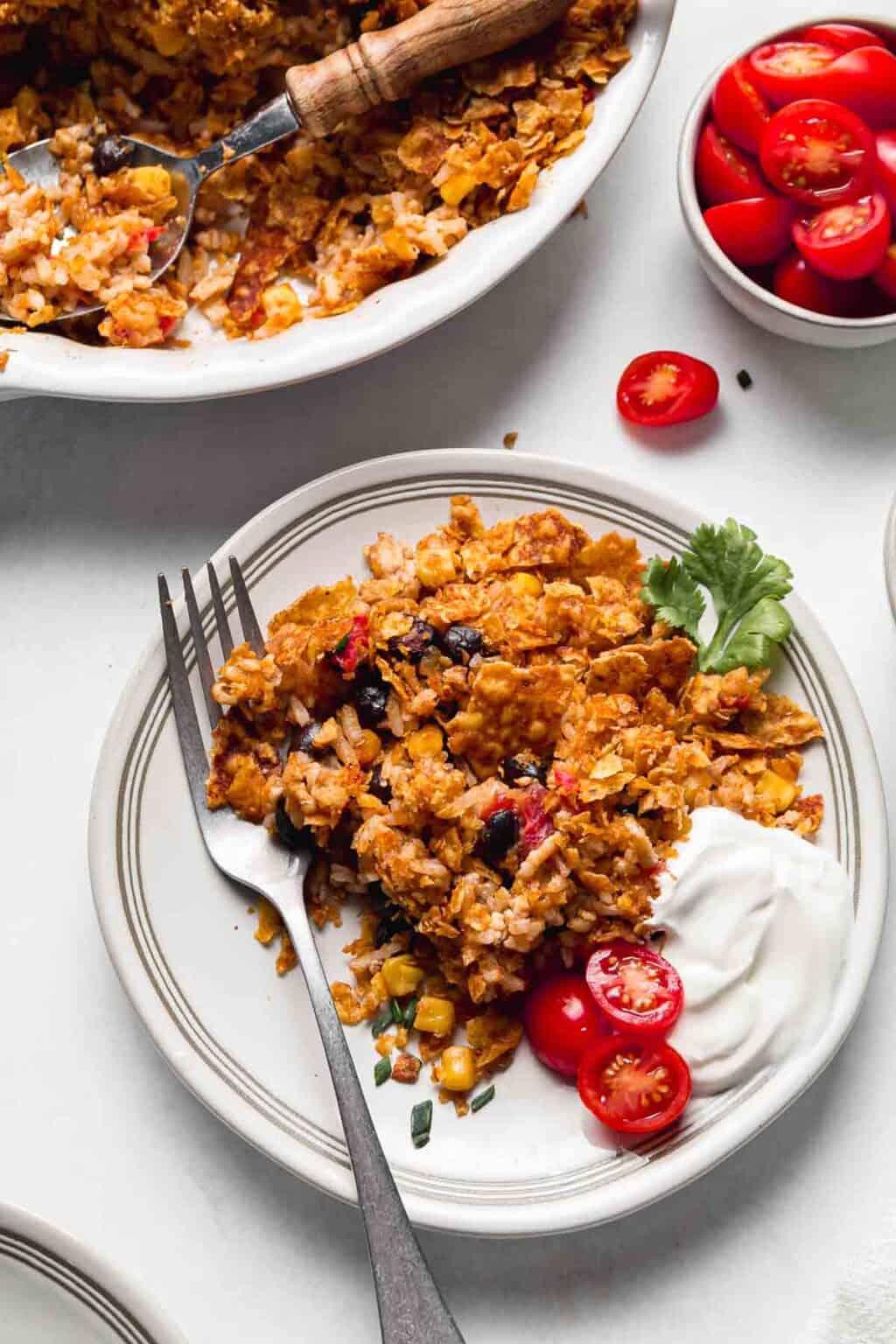 Easy Chicken Taco Casserole Recipe with Doritos (Gluten-Free Option)
