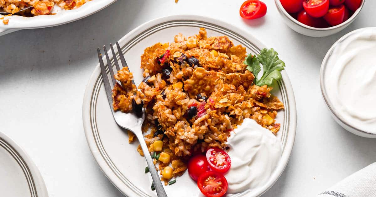 Easy Chicken Taco Casserole Recipe with Doritos (Gluten-Free Option)