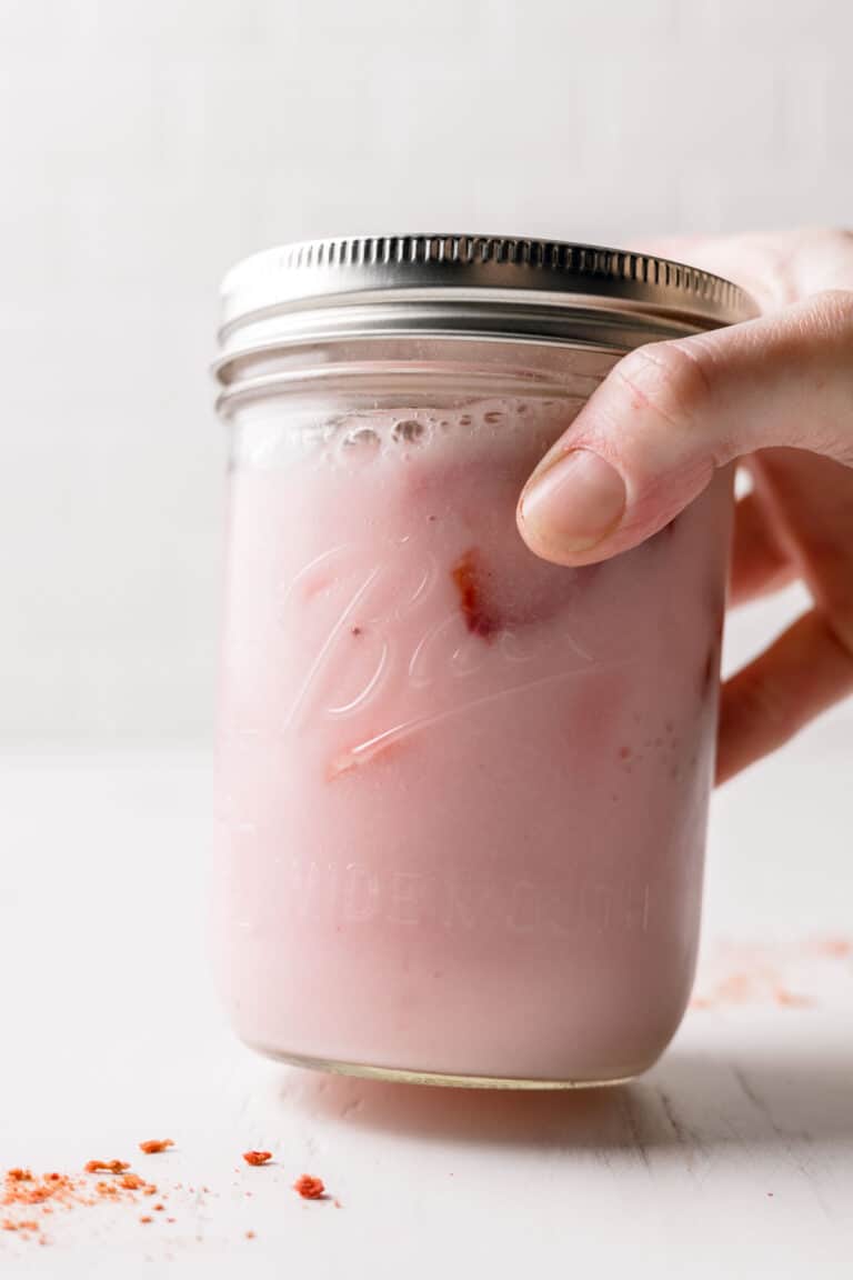 Starbucks Pink Drink Recipe with White Cran-Strawberry Juice