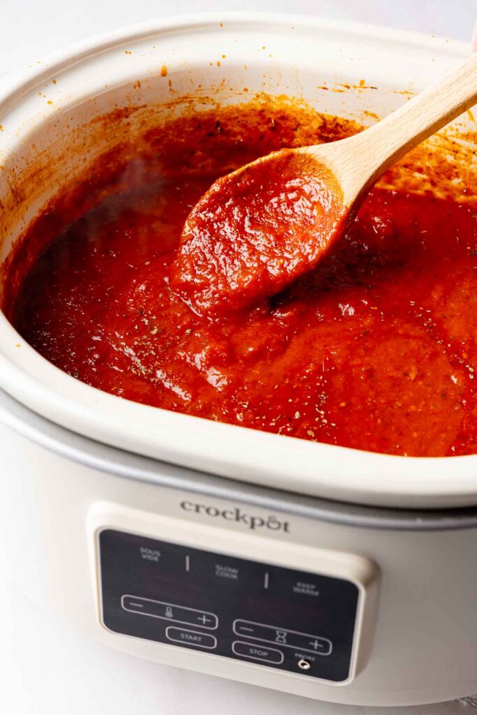 Easy Slow Cooker Spaghetti Sauce